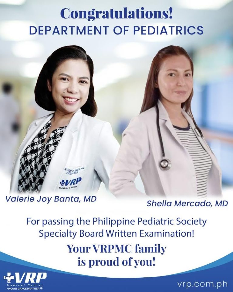 Congratulations to our Pedia Doctors for passing the (PPS) Specialty ...