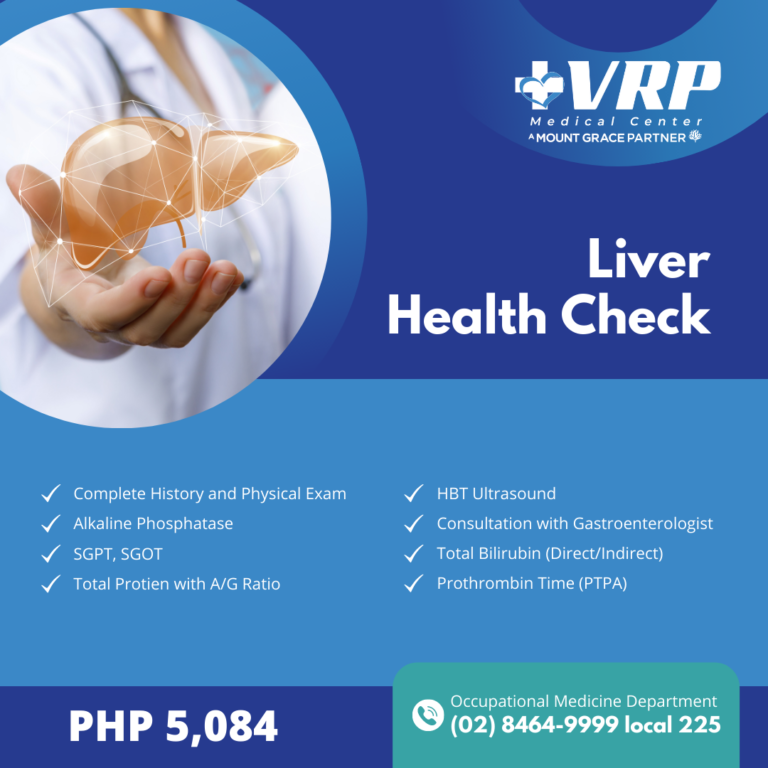 VRP Medical Center’s Executive Check up and Healthcare Packages