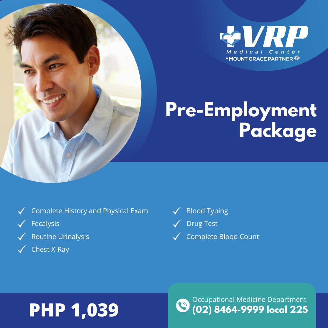 VRP Medical Center’s Executive Check up and Healthcare Packages