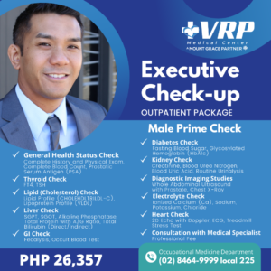 VRP Medical Center’s Executive Check up and Healthcare Packages