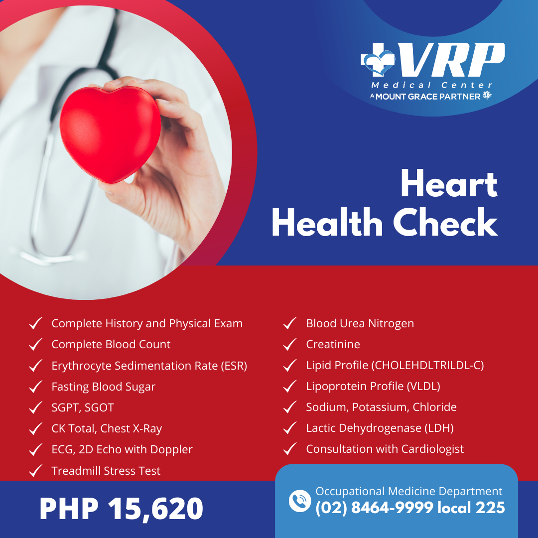 VRP Medical Center’s Executive Check up and Healthcare Packages