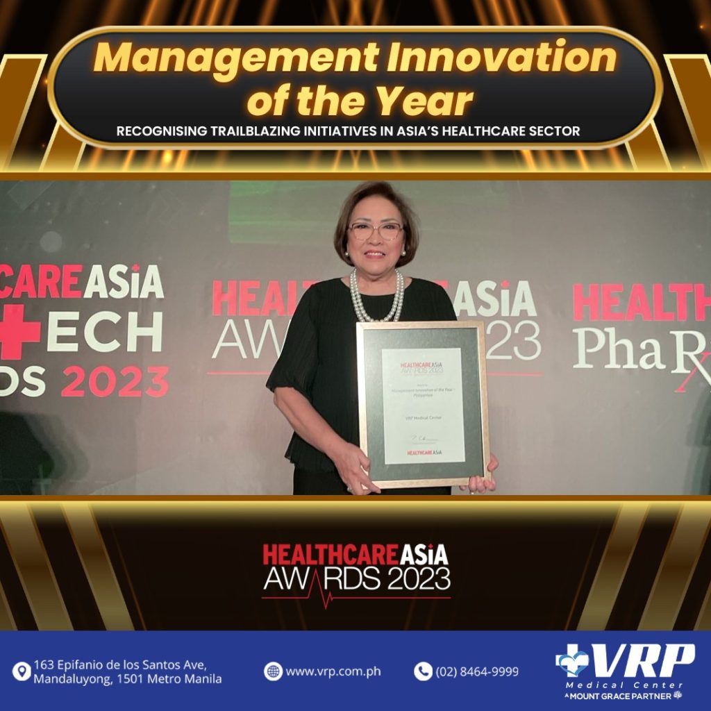 VRP Medical Center bags 2023 Healthcare Asia Management Innovation of ...